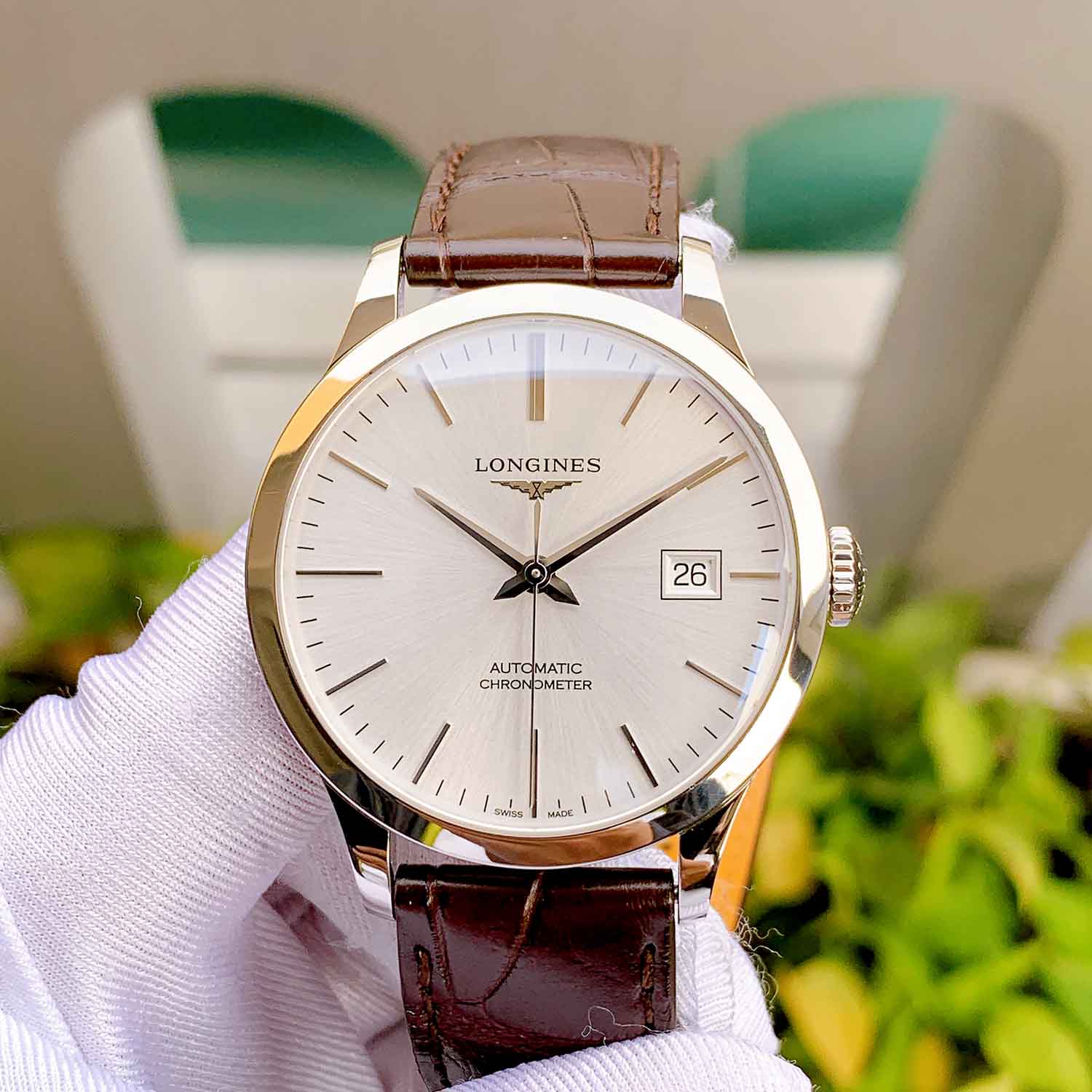 Longines L2.820.4.72.2 ( Longines Record L2.820.4.72.2 ) L28204722 Like new